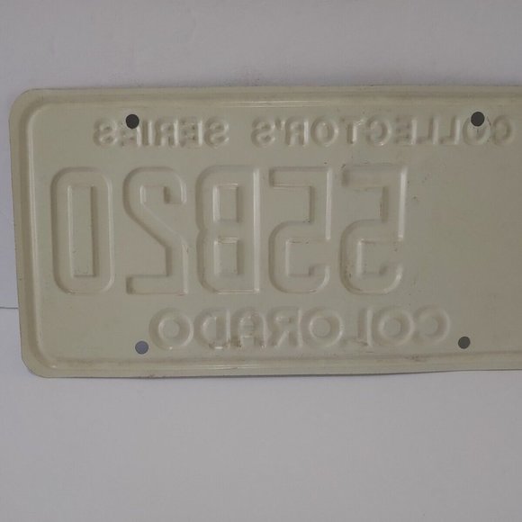 COLORADO | Accents | Colorado 9s Collectors Series License Plate ...